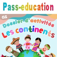 Les continents - GS - Dossier d'activités - Maternelle - Cycle 1 - PDF ...