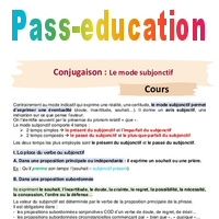 Le mode subjonctif – 4ème – Séquence complète - Cycle 4 - PDF à imprimer