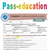 Le présent de l’indicatif et ses valeurs - 3ème - Conjugaison - Je me ...