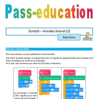 Scratch – Annales brevet (2) - 3ème - Scratch - Cycle 4 - PDF à imprimer