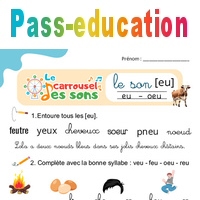 Le son [eu] eu oeu - GS - CP - CE1 - Phonologie - Lecture - Le ...