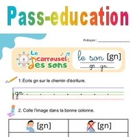 Le son [gn] gn - GS - CP - CE1 - Phonologie - Lecture - Le carrousel ...