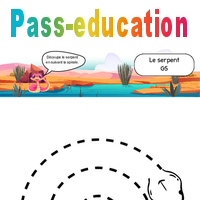 Le serpent - GS - Apprendre à découper - Cycle 1 - PDF à imprimer
