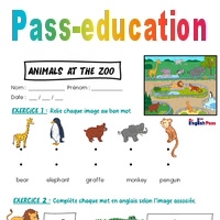 Animals at the Zoo - CP CE1 CE2 CM1 CM2 - Exercices - Apprends l ...
