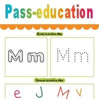 Lettre M – Apprendre à écrire les lettres – MS – GS – Maternelle ...
