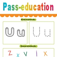 Lettre U – Apprendre à écrire les lettres – MS – GS – Maternelle ...