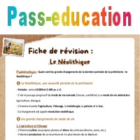 La révolution néolithique – 6ème – Fiche de révision / QCM - Cycle 3 ...