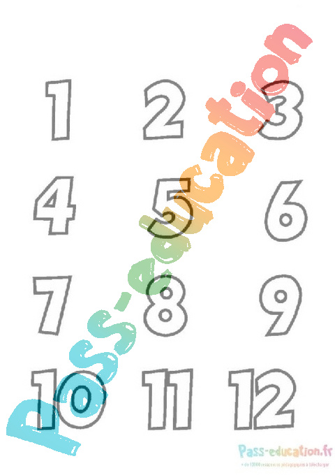 Coloriage chiffré gratuit à télécharger et imprimer - activités ...