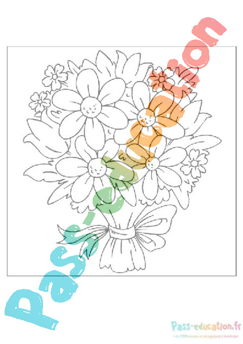 Coloriage gratuit fête des mères : téléchargez et imprimez vos dessins ...