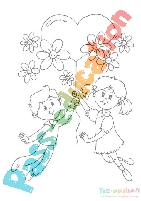 Coloriage gratuit fête des mères : téléchargez et imprimez vos dessins ...