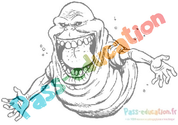 Coloriage fantôme gratuit à imprimer : téléchargez vos dessins pdf