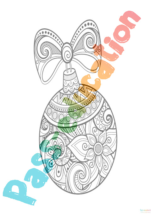 Coloriage gratuit : Noël - PDF à imprimer