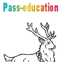 Coloriage gratuit de rennes pour enfants : téléchargez et imprimez en pdf