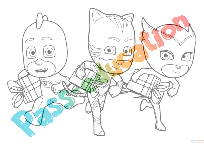 Coloriage gratuit : Supers héros - PDF à imprimer