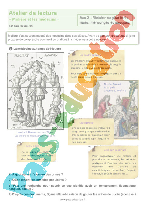 Exercice Axe de : se masquer, jouer, déjouer : 6ème