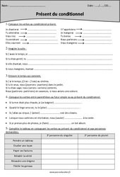 conditionnel présent etre PDF Cours,Exercices ,Examens