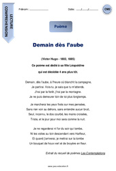 Poésies : 5eme Primaire - Exercice évaluation révision leçon - Pass ...