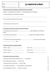 le subjonctif ou indicatif exercices pdf