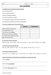 adjectifs démonstratifs et pronoms démonstratifs exercices
