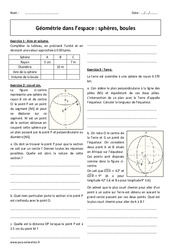 Géométrie : 3eme Secondaire - Exercices cours évaluation révision ...