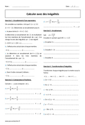 calculer les expressions suivantes en détaillant les étapes de calcul ...