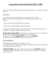 composition 1ere guerre mondiale 1ere s PDF Cours,Exercices ,Examens