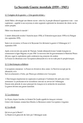 composition seconde guerre mondiale 1ere s PDF Cours,Exercices ,Examens