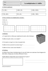 Exercice Multiplication : 5eme Primaire - Pass Education
