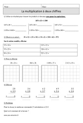 Exercice Multiplication : 4eme Primaire - Pass Education