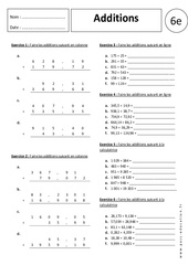calculer astucieusement 6eme PDF Cours,Exercices ,Examens