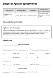 Exercice Dictée préparée / Dictée à trous : 4eme Primaire - Pass Education