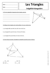 les triangles cm2 exercices