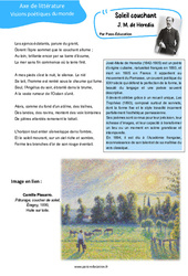 Soleil couchant J. M. de Heredia - 3ème - Littérature - Cycle 4 - PDF à ...