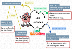 Les articles – Carte mentale à co-construire pour le ce2 - Cycle 2 ...