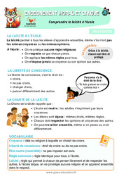 Comprendre la laïcité à l’école – CM1 – Leçon – EMC - Cycle 3 - PDF à ...